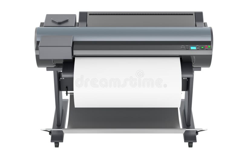 Industrial Large Format Printer Stock Illustrations – 290 Industrial ...