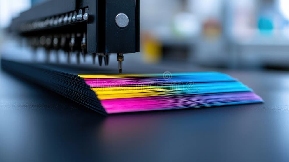 Large Format Printer Processing Signage at High Speed in a Printing ...