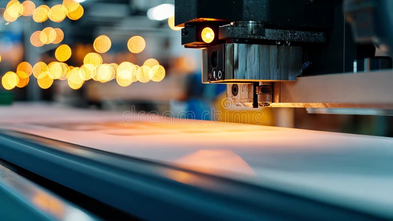 Large Format Printer Processing Signage at High Speed in a Printing ...