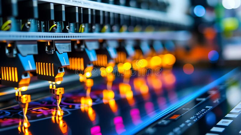 Large Format Printer Processing Signage at High Speed in Technology ...