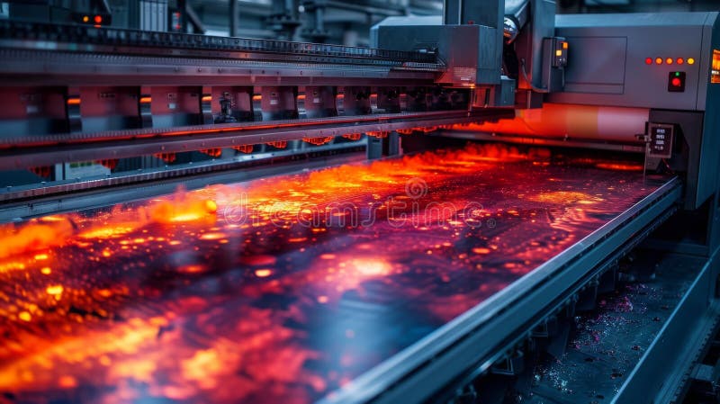Large Format Printer Producing AI Generated Stock Illustration ...