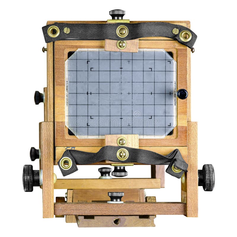 Large Format 4 X 5 Professional Analog View Camera with Lens Back View ...