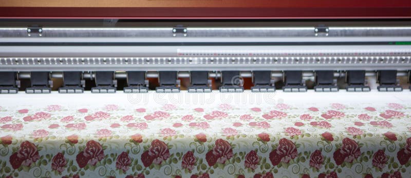 Large Format Sublimation Printer Stock Image - Image of laboratory ...