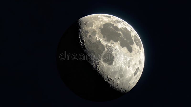 Full Moon Gradually Illuminating Dark Night Sky Over Rural Landscape ...