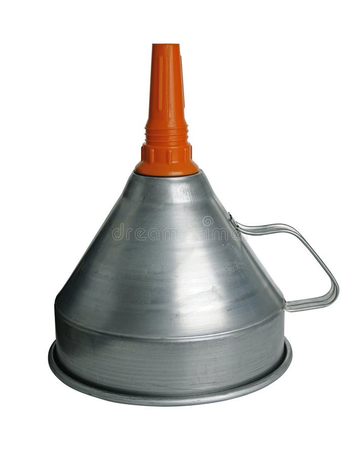 Large funnel isolated stock photo. Image of service, lubricate - 3382762