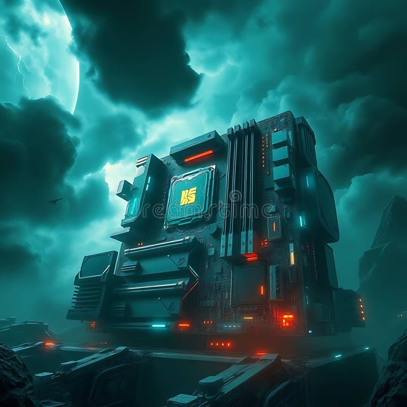 Overgrown Ruin stock illustration. Illustration of person - 378969216