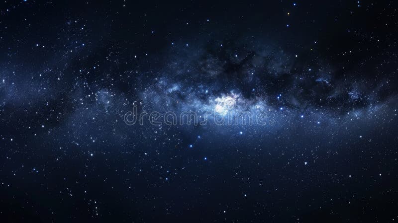 A Large Galaxy with Many Stars in the Sky, AI Stock Photo - Image of ...