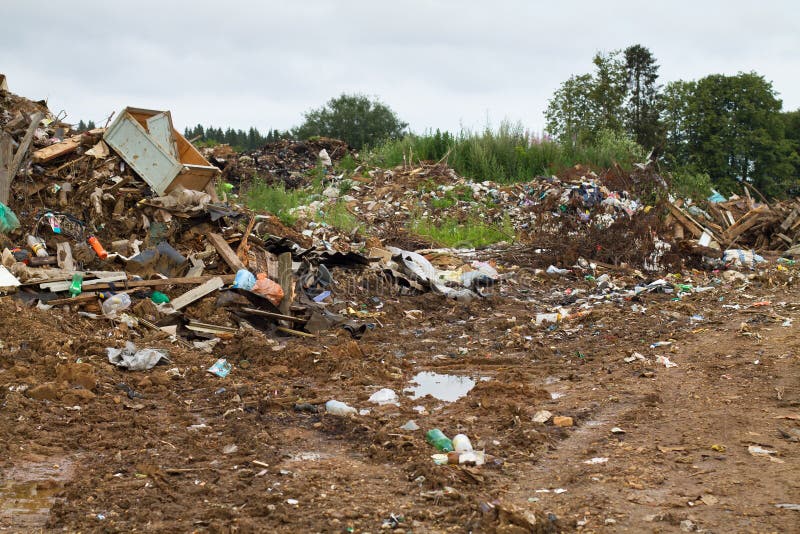 Large garbage dump stock image. Image of dump, rubbish - 171754631
