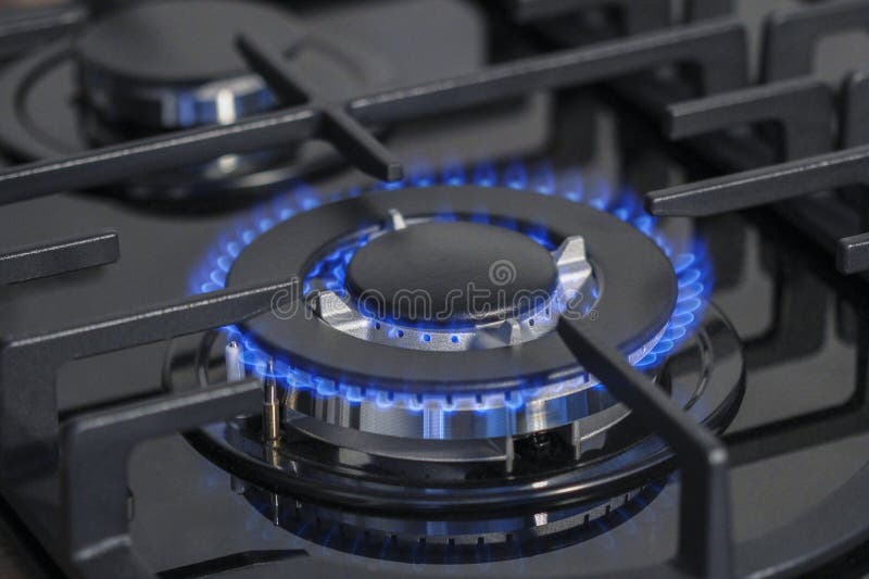 Large gas burner stock image. Image of shape, flammable - 362288633