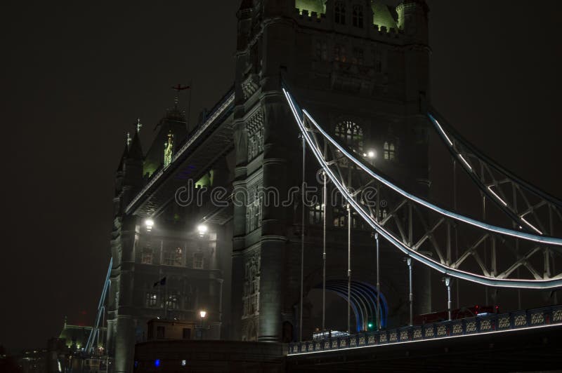 Large Gates and Suspension of London Tower Bridge Editorial Photo ...