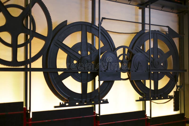 The large gears stock photo. Image of mechanical, mechanic - 48132660