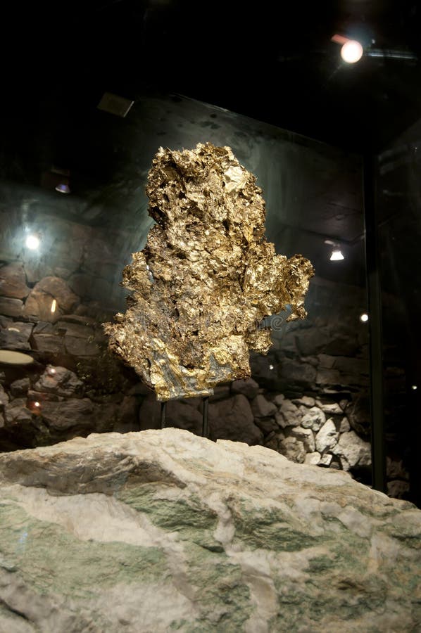 Large Gold Nugget stock image. Image of rush, fortune - 17512847