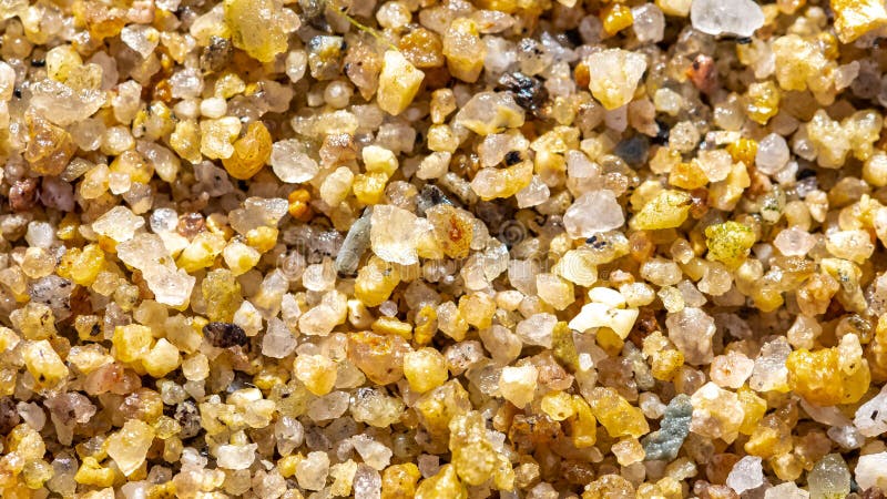 Large grains of sand stock image. Image of macro, ingredient - 220335051