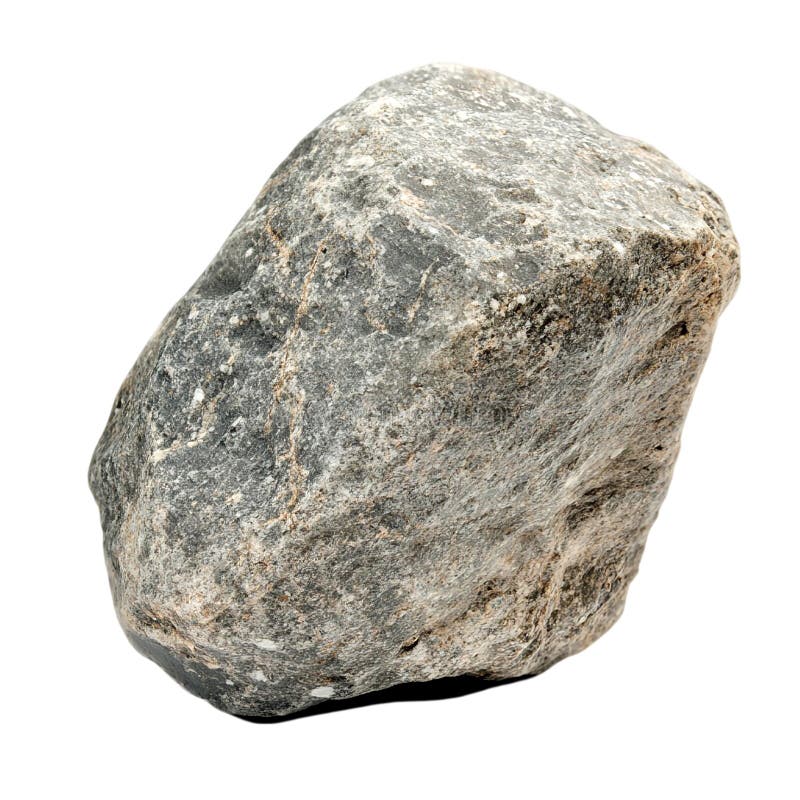 Large Gray Boulder Rock Stone Isolated Natural Texture Grey Path High ...
