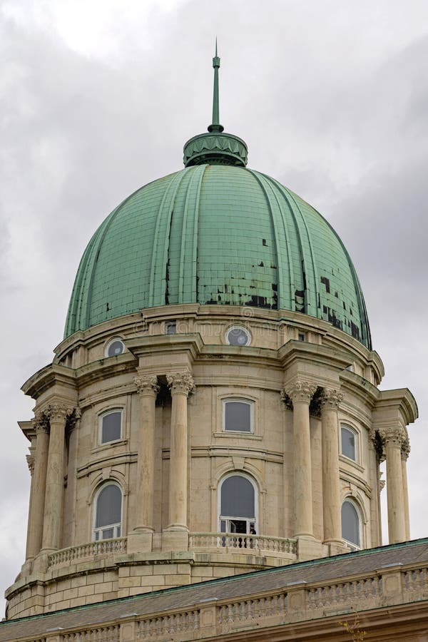 Buda Castle Dome stock image. Image of architecture - 268034277