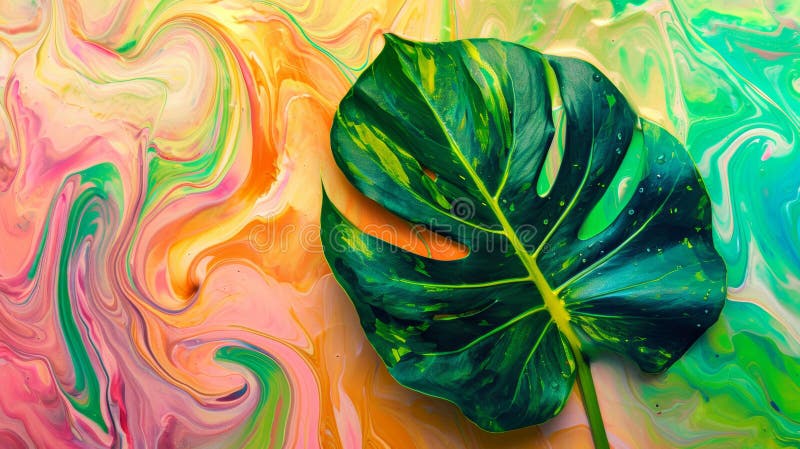 Colorful Surface with Water Droplets Close-Up Stock Image - Image of ...