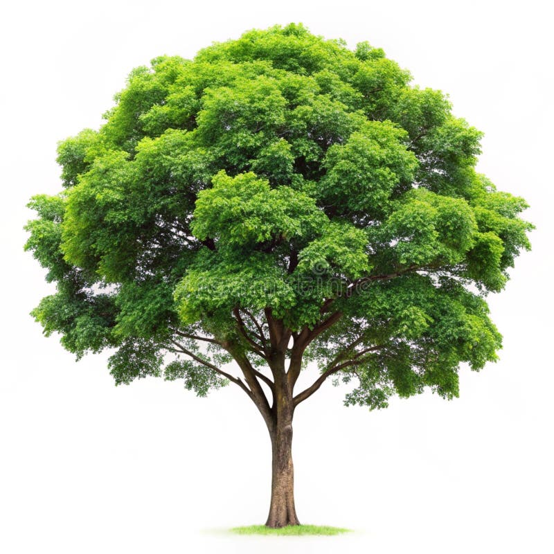 Large Green Tree with Dense Foliage and Strong Branches, Standing Tall ...