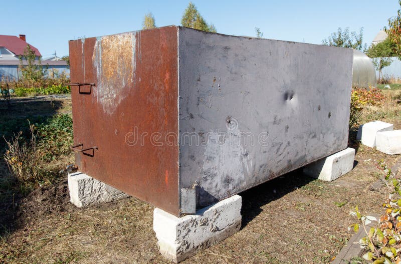 Rusty Metal for Building a House. Stock Photo - Image of concrete ...