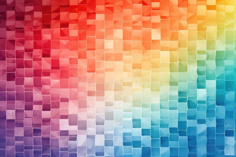 Large Grid Gradient Divided into Rows and Columns. Generative AI Stock ...