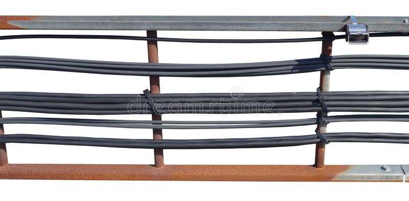 Large group of cables stock image. Image of wire, communication - 155552773