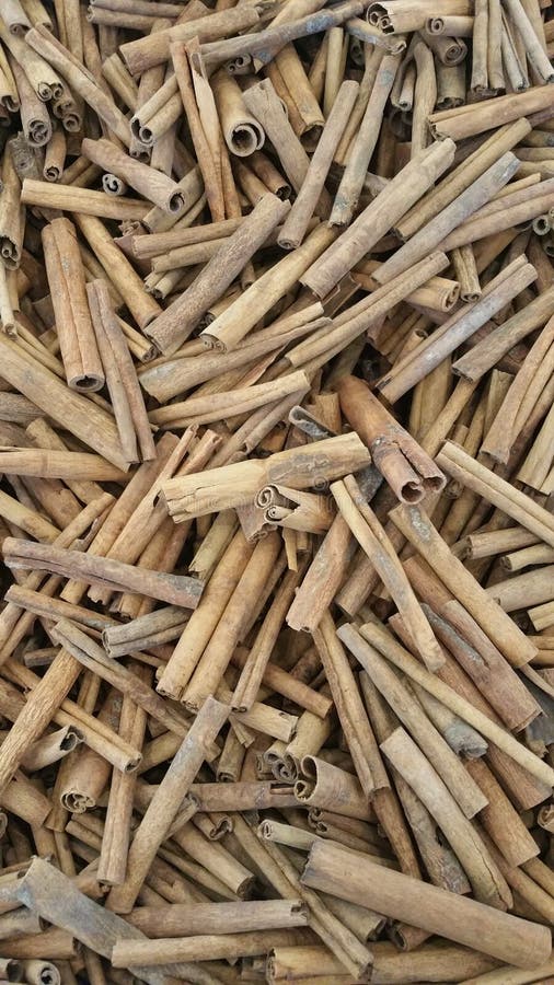 Large Group of Cinnamon Stick Spice Stock Photo - Image of carving ...