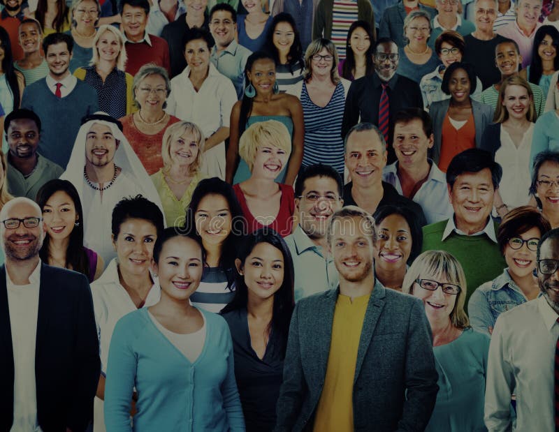 Large Group of Diverse Multiethnic Cheerful People Concept Stock Image ... Large Group of Diverse Multiethnic Cheerful People Concept Stock Image ...