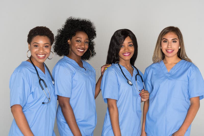 Group of Nurses stock image. Image of hispanic, women - 118729057