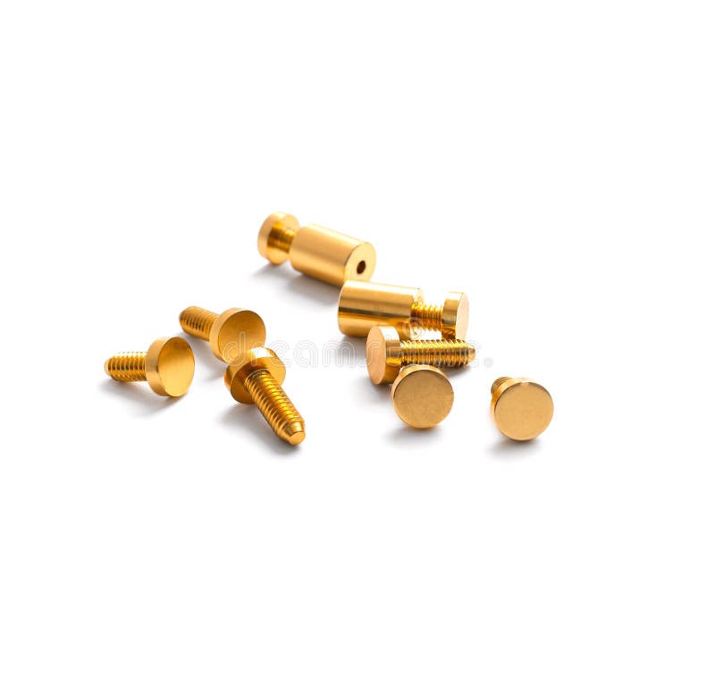 Large Group of Fixed Fasteners for Fastening. Bolts and Nuts Close-up ...