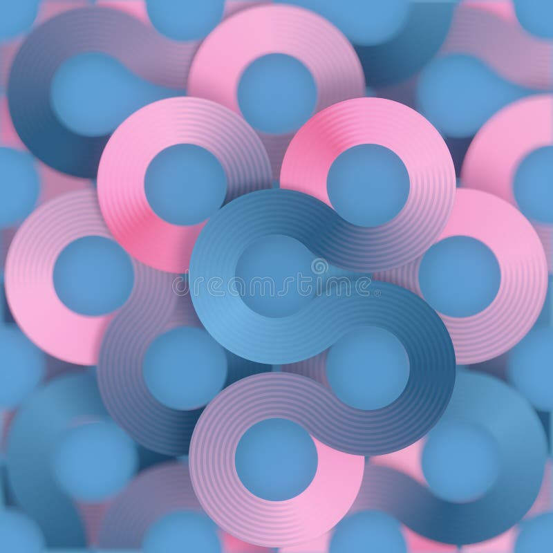 A Large Group of Interlocking Circles Arranged in a Visually Appealing ...