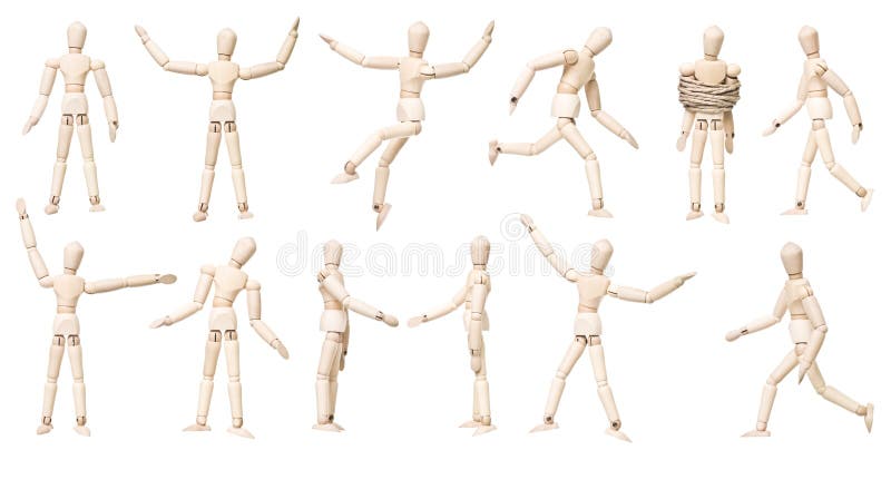 Large Group of Mannequin Dolls with Different Expression Stock Photo ...