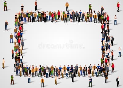Crowded Square Stock Illustrations – 825 Crowded Square Stock ...