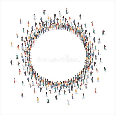 Crowd Circle Stock Illustrations – 13,537 Crowd Circle Stock ...