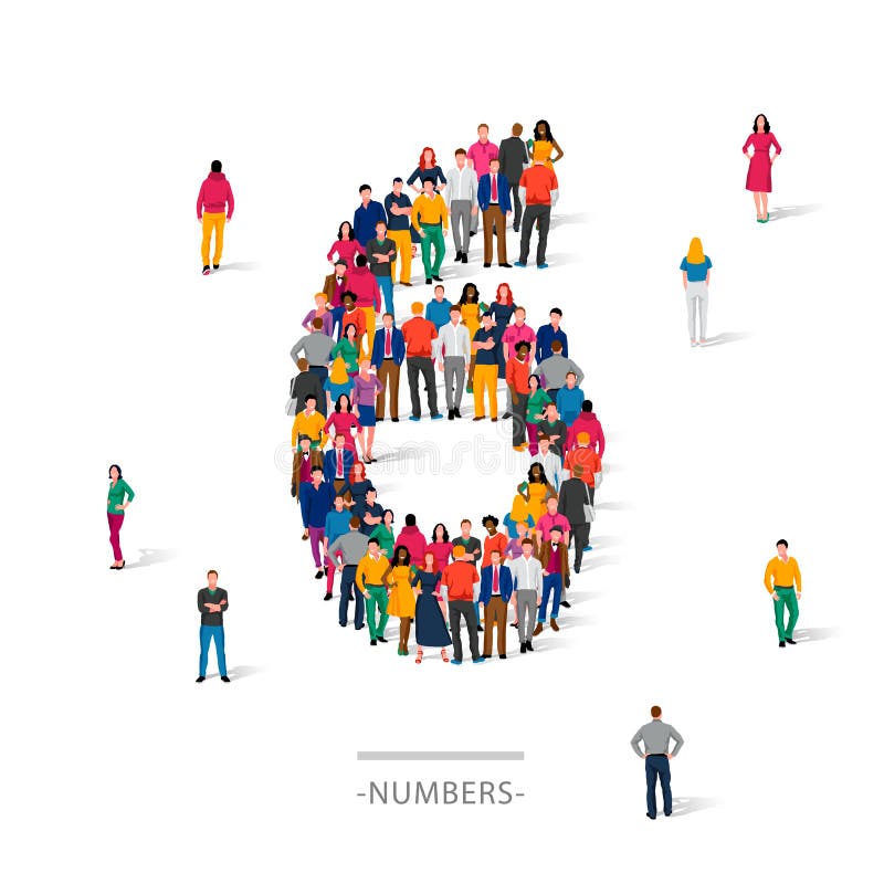 A Large Group of People is Standing in Colored Clothes in the Shape of ...