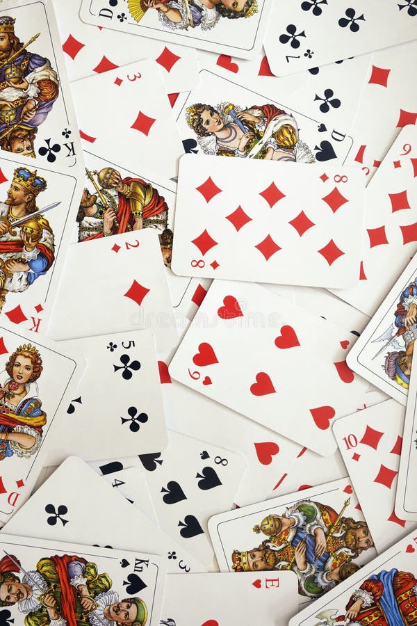 Large Group of Playing Cards for Background Stock Photo - Image of ...