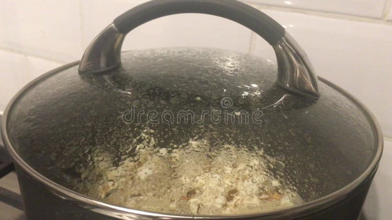 The Popcorn Inside the Paper Bag Hits the Walls. Filmed on a High-speed ...