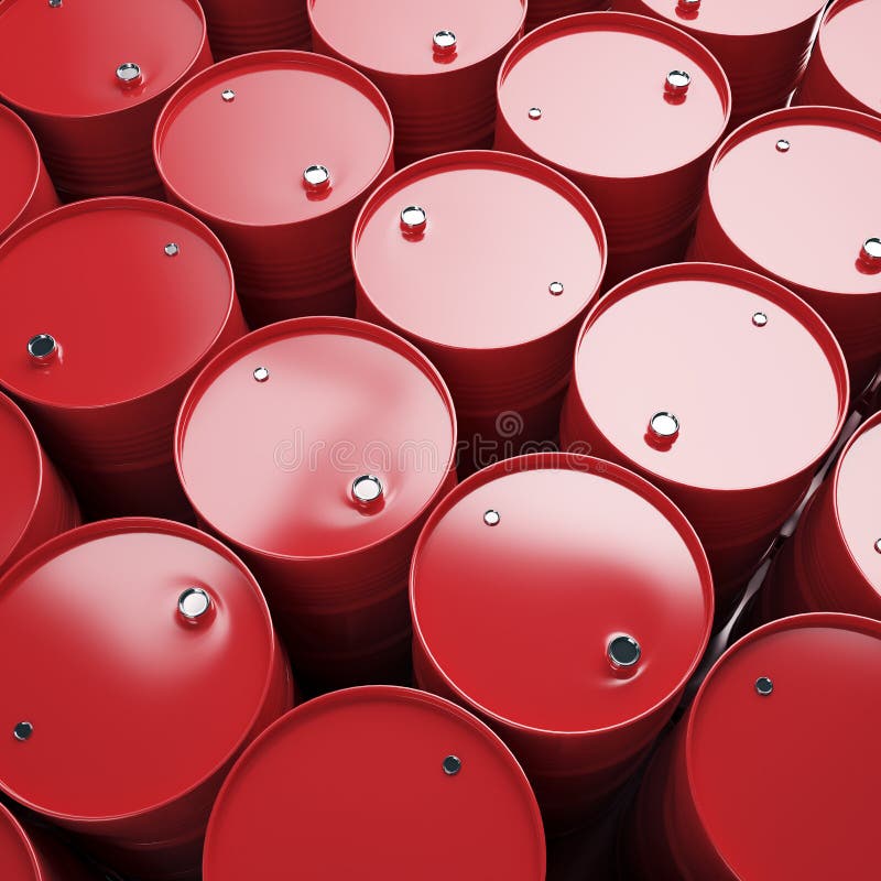 Red oil Barrel stock image. Image of object, opec, chemical - 41776883