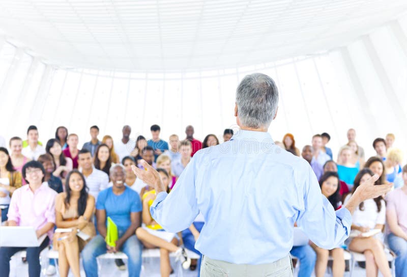 The Large Group Student the Lecture Hall Concept Stock Photo - Image of ...