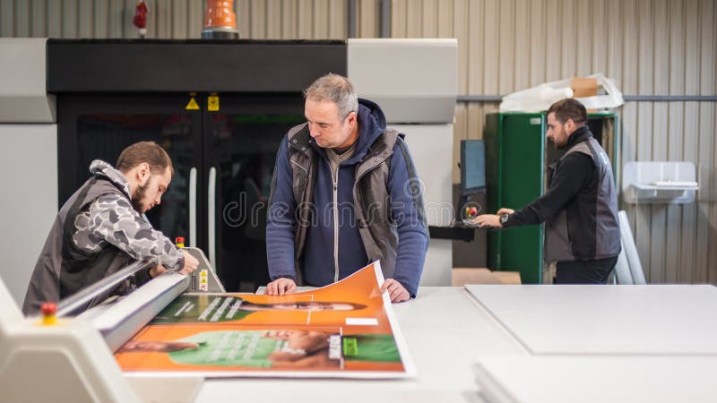 Worker in printshop stock photo. Image of bottles, rows - 10692212