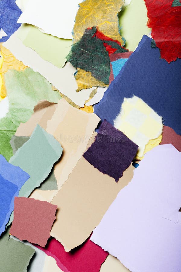 Colorful Torn Paper Background Stock Image - Image of paper, blue: 29757685