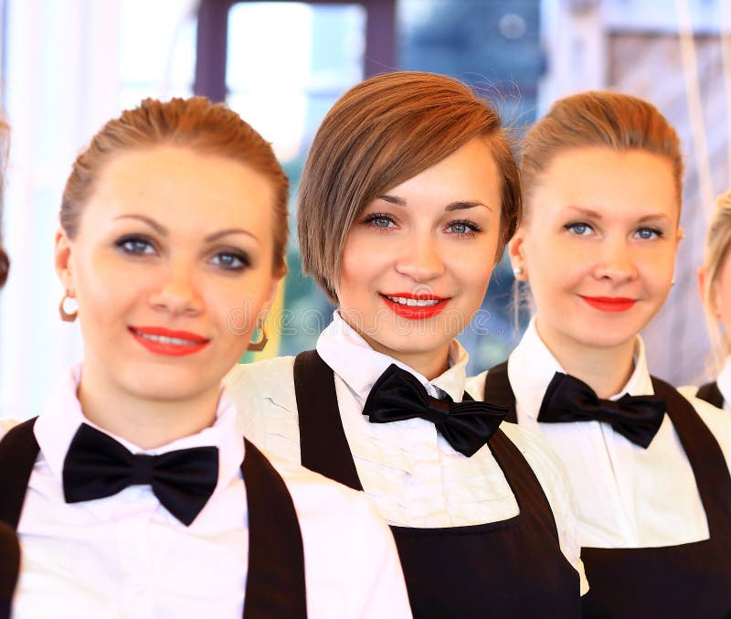 Large group of waiters stock image. Image of catering - 50108973