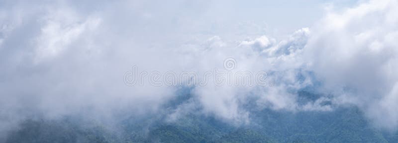 A Large Group of White Clouds Filled the Sky Stock Image - Image of ...