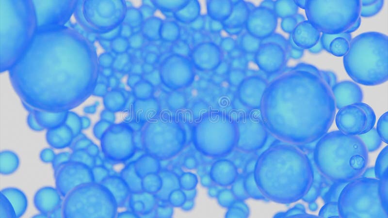 Large Groups of Germs with Blue Background. Design. Abstract Blue ...