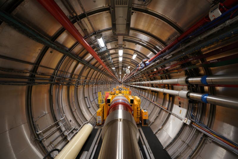 Large Hadron Collider stock photo. Image of science - 370126326