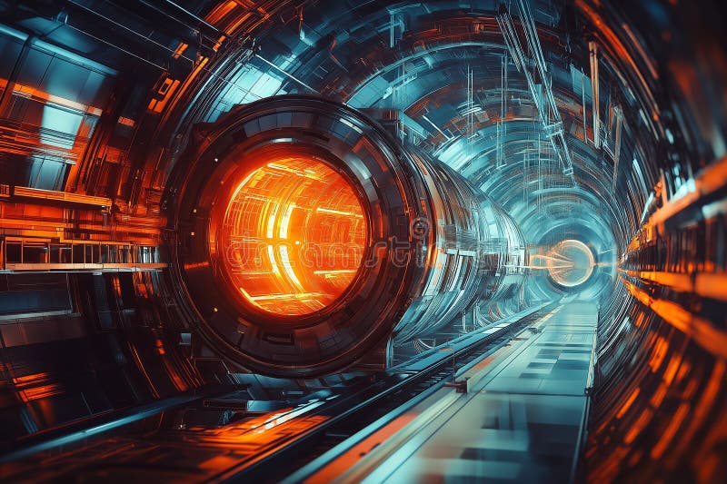 Large Hadron Collider stock image. Image of concentric - 345955299