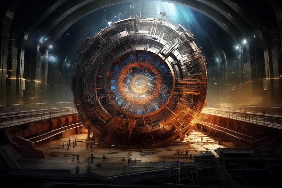 Large Hadron Collider stock image. Image of particle - 367774157
