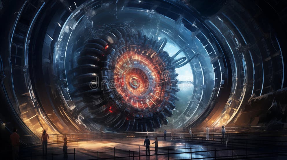 Large Hadron Collider stock photo. Image of quantum - 314221830