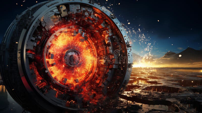 Large Hadron Collider stock photo. Image of atom, exploration - 314221884