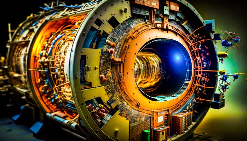 The Large Hadron Collider is Shown in this Image. Generative AI Stock ...
