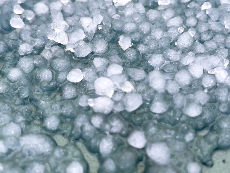 Large Hailstones on a Dark Background. Background, Texture Stock Photo ...