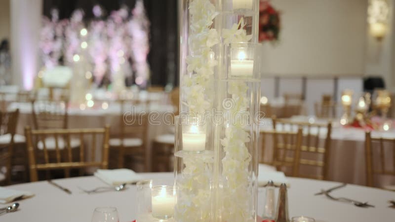 A Large Hall for Celebrations. Interior of a Wedding Hall Wedding ...